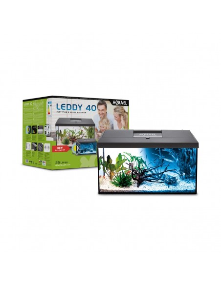 Aquael Leddy Aquarium Plus Pap. 40 Day&Night Led Black