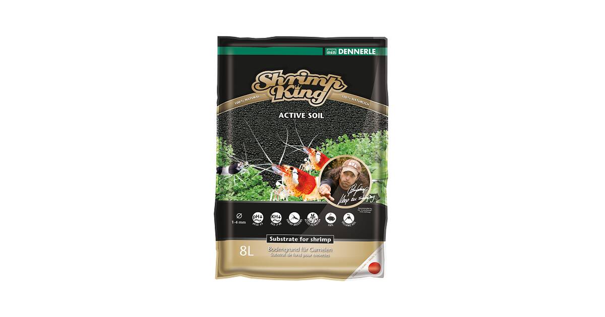 Dennerle ShrimpKing Active Soil 8L 1-4mm