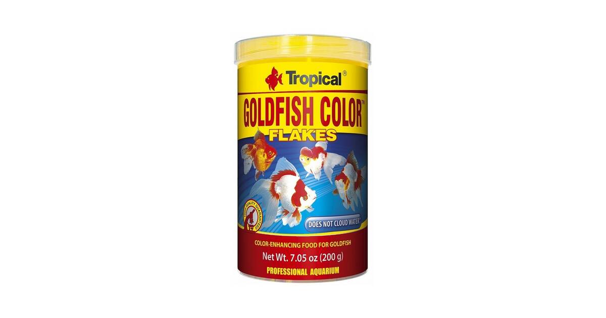 do goldfish have artificial coloring